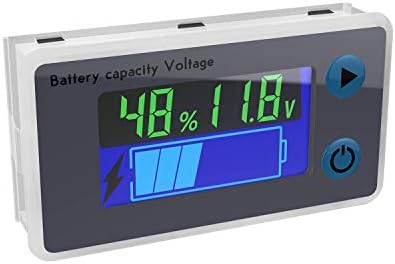 Battery Monitor, DROK 10-100V Digital Battery Capacity r, Percentage ...