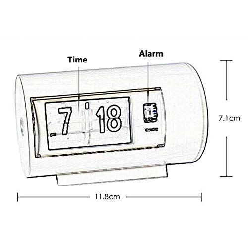 Retro Table Clock Auto Flip Clock 12 Hours AM/PM Format Display ...