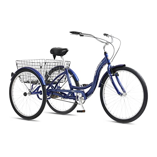 Schwinn Meridian Adult Tricycle Bike, Mens and Womens Three Wheel Beach ...