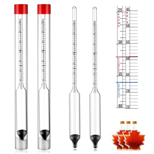 2Pcs Maple Syrup Hydrometer BRIX,Maple Sap Hydrometer BAUME Supplies ...