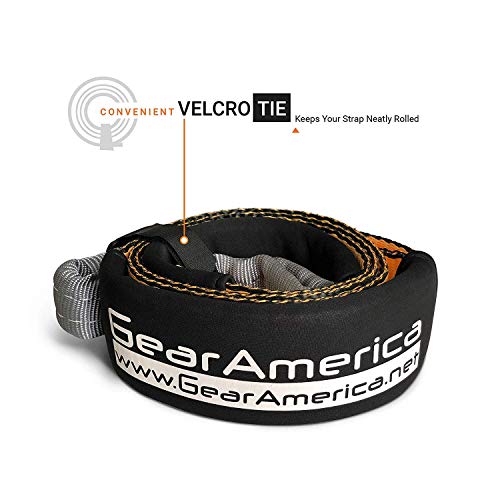 GearAmerica Tree Saver Winch Strap 3" x 8' – Certified 35,000 lbs (17.5 ...
