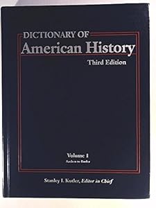 Dictionary of American History V1 book by Scribner