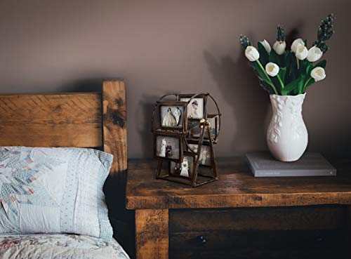 MLADEN Retro Vintage Family Photo Frames DIY Ferris Wheel Rotatable ...