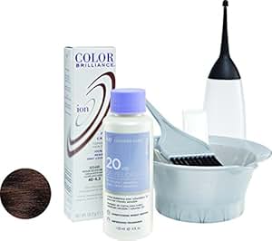 Amazon.com : Ion 4G Medium Golden Brown Permanent Creme Hair Color 4G ...