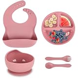 Baby Feeding Set,Baby Led Weaning Supplies,With Large Crumb Pouch ...