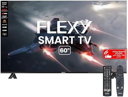 FLEXY 60-Inch 4K UHD Smart LED TV, WEBOS Hub 4K UHD Smart TV, Dolby ...