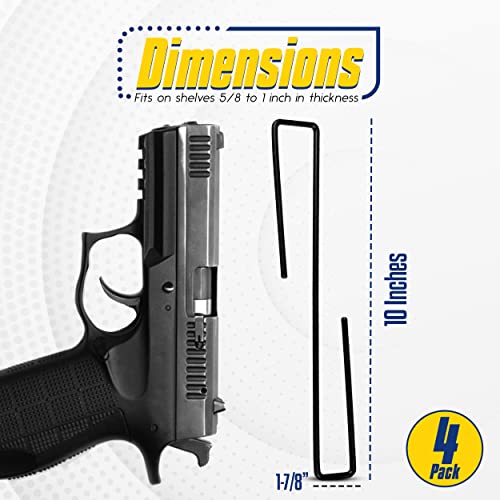 Safety Storage Easy Use Gun Hanger - Made in USA - Original Handmade ...