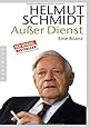 Außer Dienst: Eine Bilanz: Amazon.de: Helmut Schmidt: BÃ¼cher