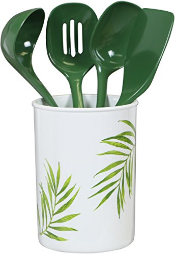 Corelle Coordinates by Reston Lloyd 5-Piece Utensil Set, Bamboo Leaf ...