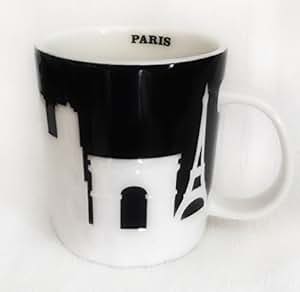 Amazon.com | Starbucks Paris Relief Mug 2011 France, 16 Oz by Starbcks ...