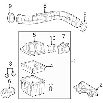 Amazon.com: Ford F81Z-9C681-BA Hose - AIR INLE: Automotive