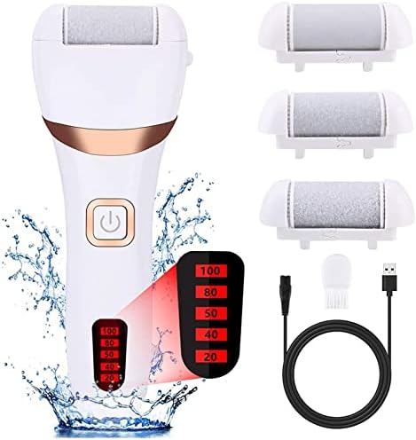 Electric Callus Remover,MOLOR Rechargeable Electronic Foot File with 3 ...