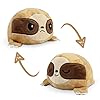 TeeTurtle - The Original Reversible Sloth Plushie - Brown - Cute ...