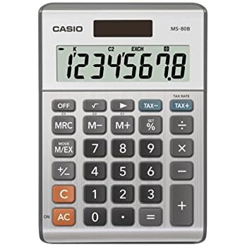 Amazon.com : Casio MS-80S Standard Function Desktop Calculator Pack of 3 : Electronics
