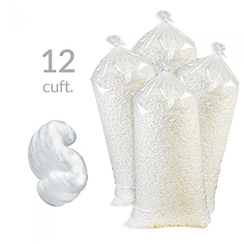 STARBOXES Packing Peanuts 12 Cuft.(4 Bags) of White Regular Packaging ...