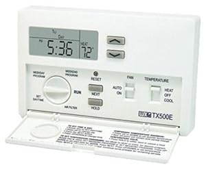 Lux Smart Temp TX500 Programmable Thermostat - Programmable Household ...