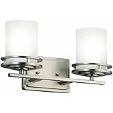 KICHLER Marette 13.5 " 2 Light Vanity Light with Satin Etched Cased ...