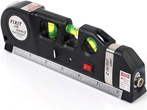 Multifunction Laser Level Horizon 8FT Aligner Standard Metric Ruler CM ...