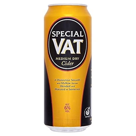 Special Vat Medium Dry Cider (24 x 500ml Cans): Amazon.co.uk: Grocery