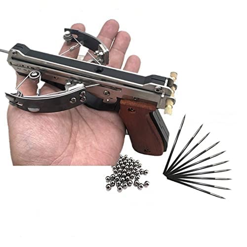 Mini Crossbow Pistol - Portable and Powerful - Shoots Steel Balls and ...