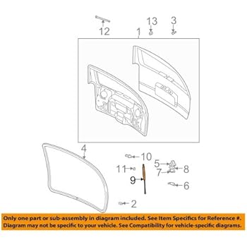 Amazon.com: Genuine GM 15766375 Liftgate Strut, Left: Automotive
