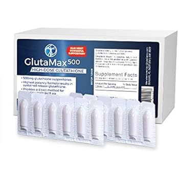 Amazon.com: GlutaMax (Glutathione Suppositories 500mg) 30 Day Supply ...