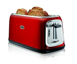 Oster TSSTTRJB30R-033 4-Slice Long-Slot Toaster, Red: Amazon.ca: Home ...
