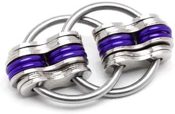 Fidgetland Fidget Toy, Rizzle Stainless Steel Fidget Ring, Perfect ...