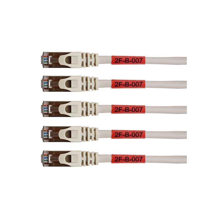 Buy Mr-Label® Vinyl Self-Laminating Printable Cable Labels ...