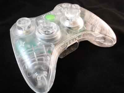 Amazon.com: CLEAR Xbox 360 Modded Controller (Rapid Fire) COD Black Ops ...