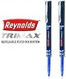 Reynolds Trimax Pen (Blue) - Pack of 2: Amazon.in: Office Products