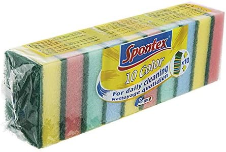 Spontex Sponge 10 Color Sponge 10 Pieces price in Egypt | Amazon Egypt ...