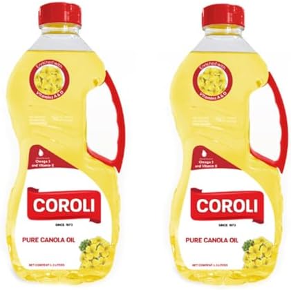 Coroli Pure Canola Oil Less Saturated Fat High Level of Omega-3 and ...