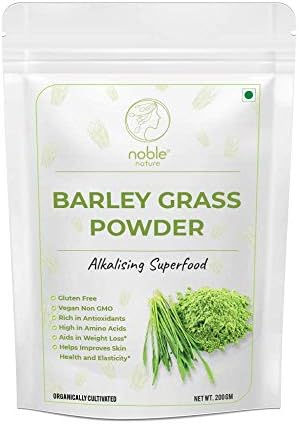 Organic Barley Grass Powder | 200 gms | Rich in Fiber, Chlorophyll ...