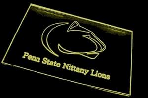 Amazon.com: NCAA Penn State Team Logo Neon Light Sign (Yellow): Sports ...