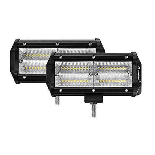 LED Light Bar Autofeel Amber White Quad-Row 2