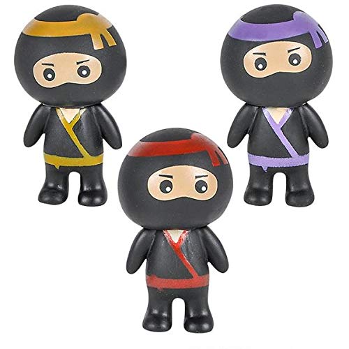 SRENTA 2" Mini Ninja Warriors Fighters Figures, Mini Ninja Buddies, Fun ...