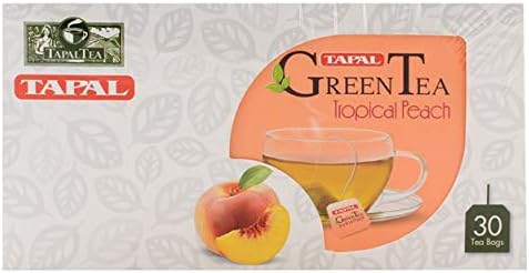 Tapal Green Tea Tropical Peach, 30x1.5g price in Saudi Arabia | Amazon ...