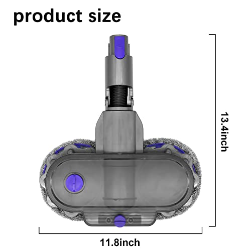 Garbage fighter Electric Cleaning Mop Head for Dyson V7 V8 V11 V10 ...