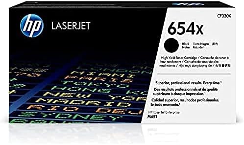 Hp 654X High Yield Black Original Laserjet Toner Cartridge - Cf330X ...