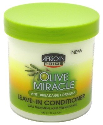 Ap Olive Miracle Conditioner Leave-In 15 Ounce Jar (443ml) (3 Pack ...