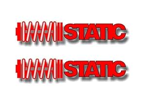Amazon.com: 2 STATIC SUSPENSION 9" Racing Decals Springs Struts ...