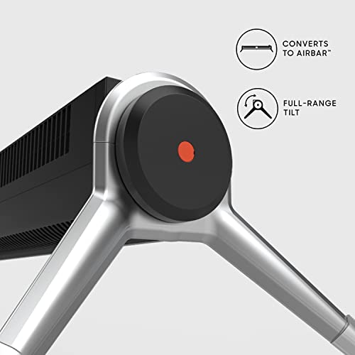 Sharper Image AXIS 47 Airbar Tower Fan with Remote Control, Black ...