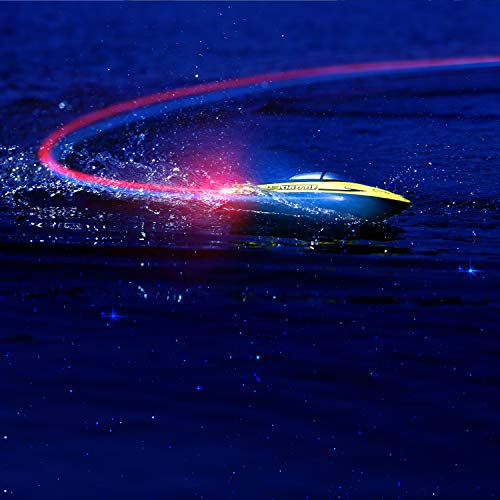 RC Boat- AlphaRev R208 20+ MPH Quick Distant Management Boat for ...