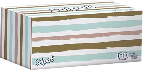 Selpak 3 Ply Facial Tissue, 12 Pack, 150 Sheets Per Box, price in Saudi ...