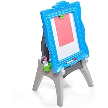 Amazon.com: Step2 All Around Easel for Two, Pink/Purple/Tan: Toys & Games