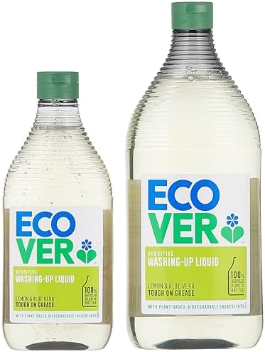 Ecover Combo Offer Washingup Liquid Lemon & Aloe Vera 950Ml + Washingup Liquid Lemon & Aloe Vera ...