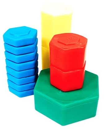 hand2mind Customary Safe-T Weight Set: Science Lab Weights: Amazon.com ...