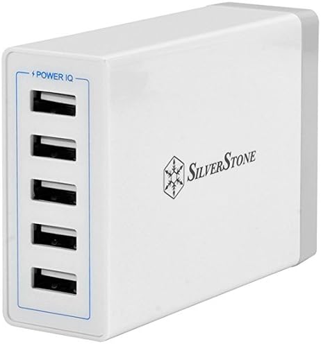 SilverStone SST-UC01W – 40W 8A 5-Port USB Wall Charger – BigaMart