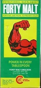Amazon.com: Nutritional Supplement Forty Malt 8 Oz Contains cod Liver ...